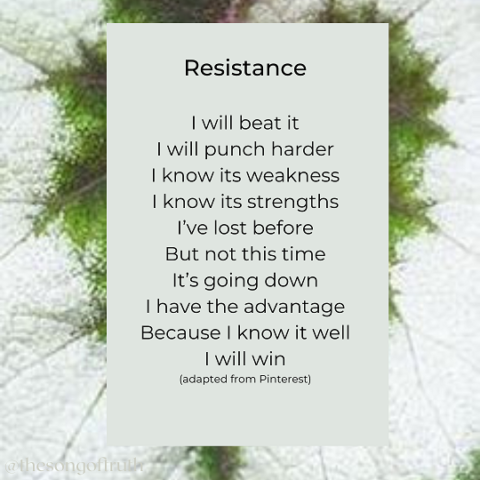 Resistance - #16 - My Artistic Journey